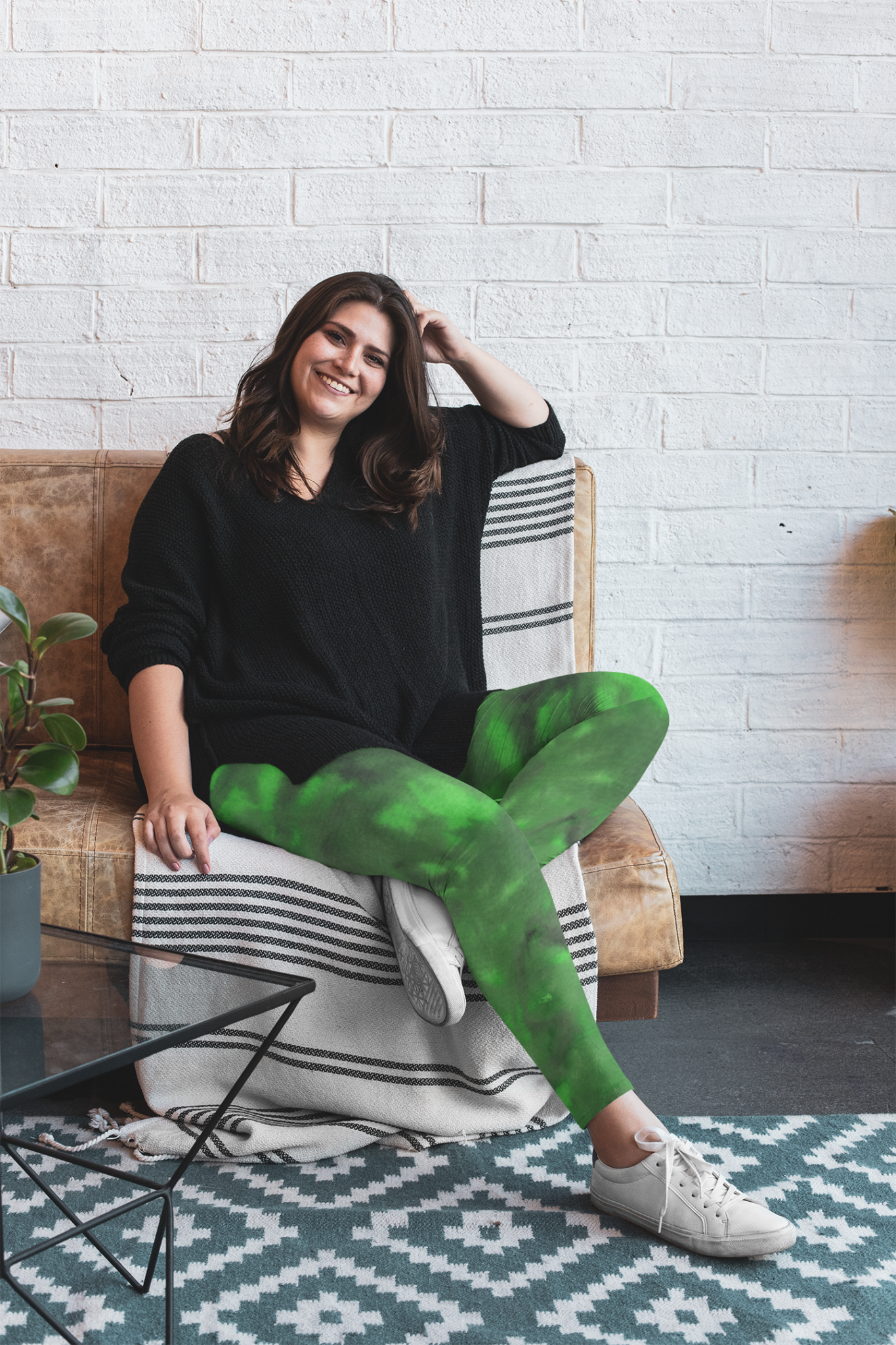 Kelp Forest Leggings with Pockets - Shelly Rae Designs
